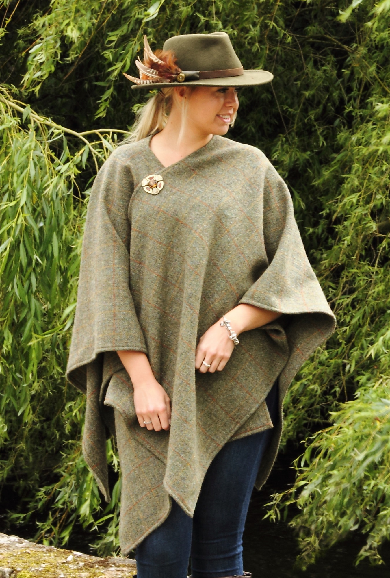 Harriet Hoot Bespoke Harris Tweed Cape